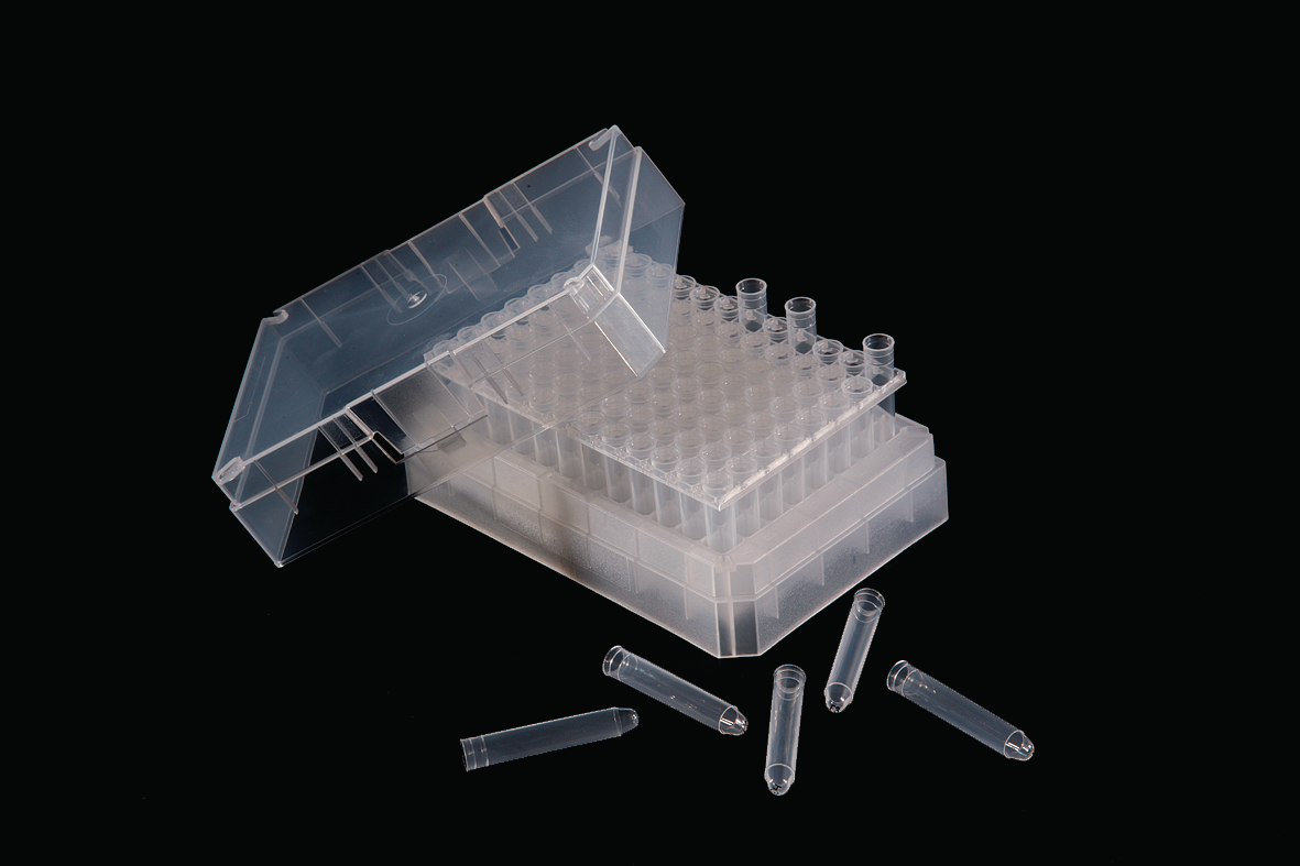 Alpha-Numeric Coded Tubes in Rack - STARLAB