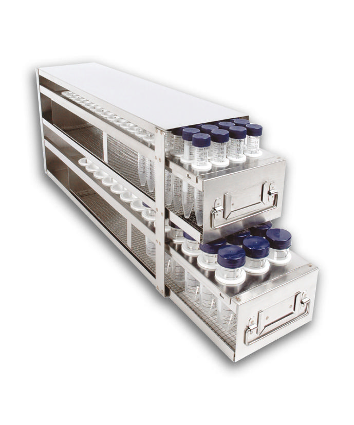 Upright freezer racks for 15 ml and 50 ml centrifuge tubes - STARLAB
