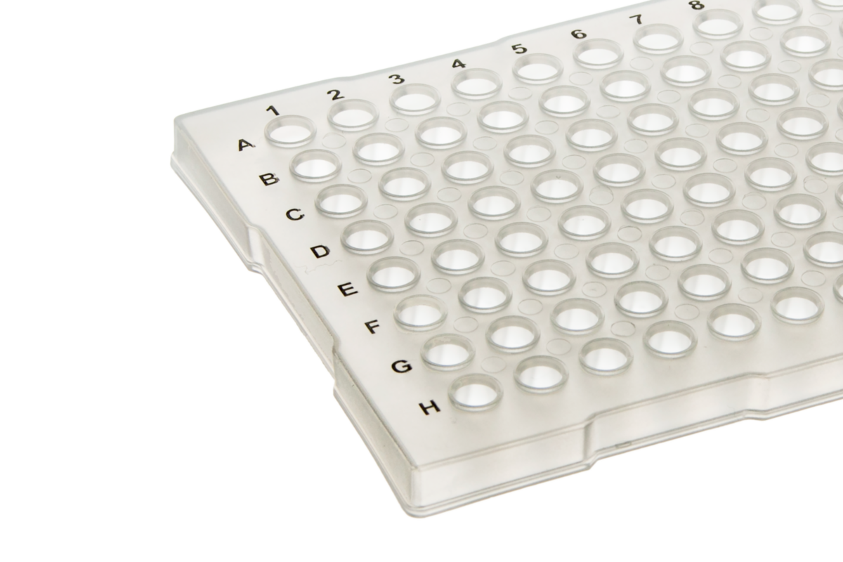 Piastra PCR 96 pozzetti, semi bordata, Low Profile, trasparente - STARLAB