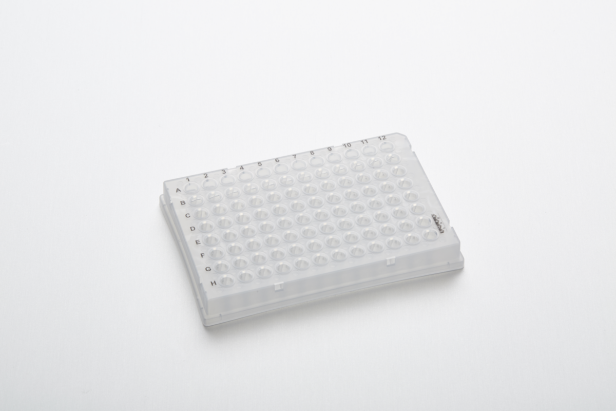 96-Well PCR Plate, Skirted, Low Profile, White - STARLAB