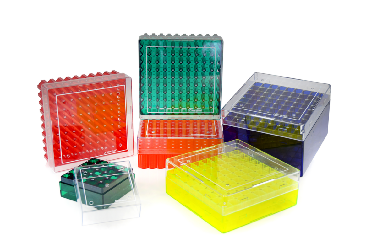 Coloured Polycarbonate Cryogenic Storage Boxes - STARLAB