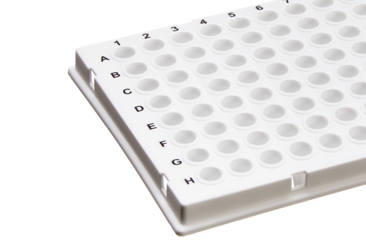 96-Well PCR Plate, Semi-Skirted, for Roche® Lightcycler® (Case Size ...