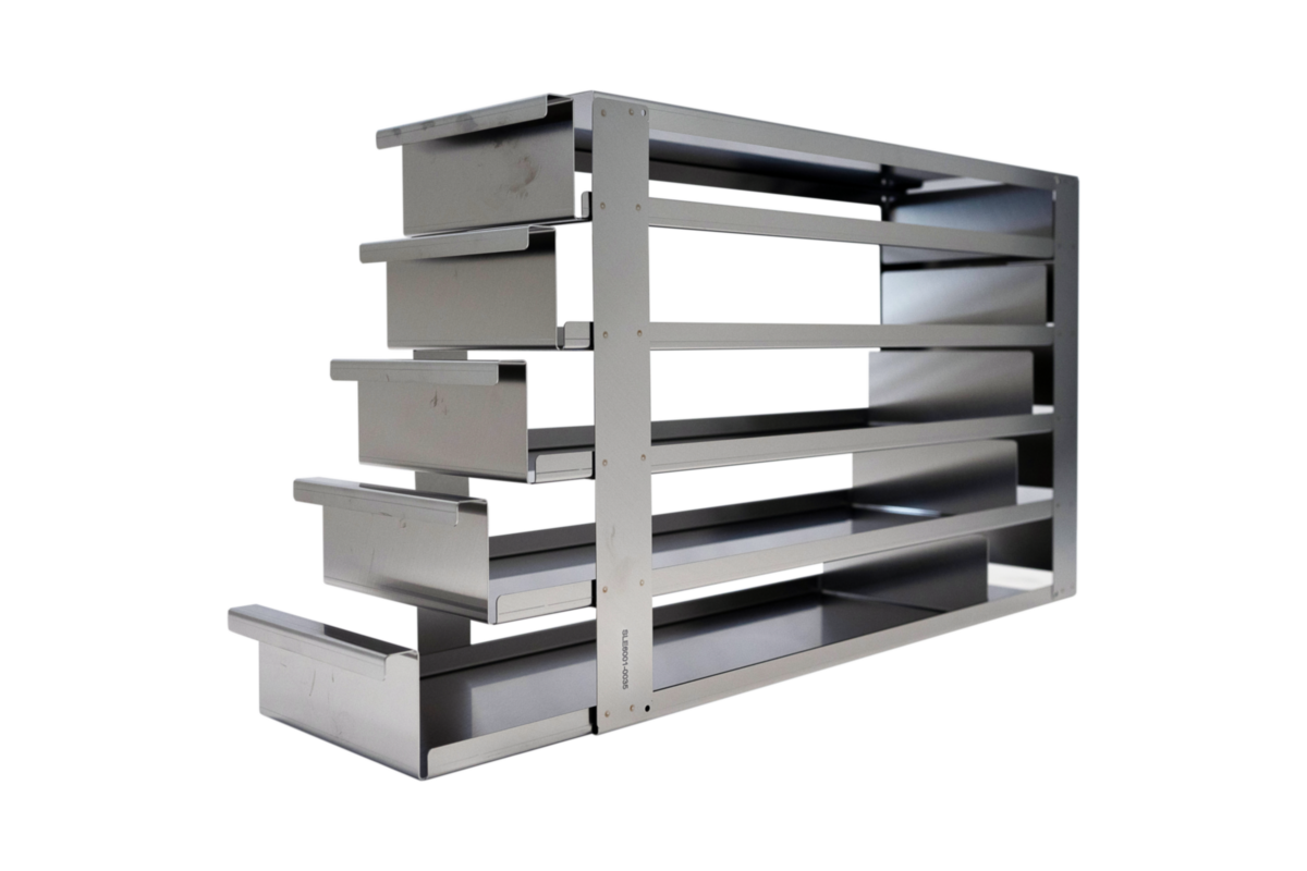 Gestell mit 15 Plätzen für Tiefkühlschränke, Auszüge (3x5) - STARLAB