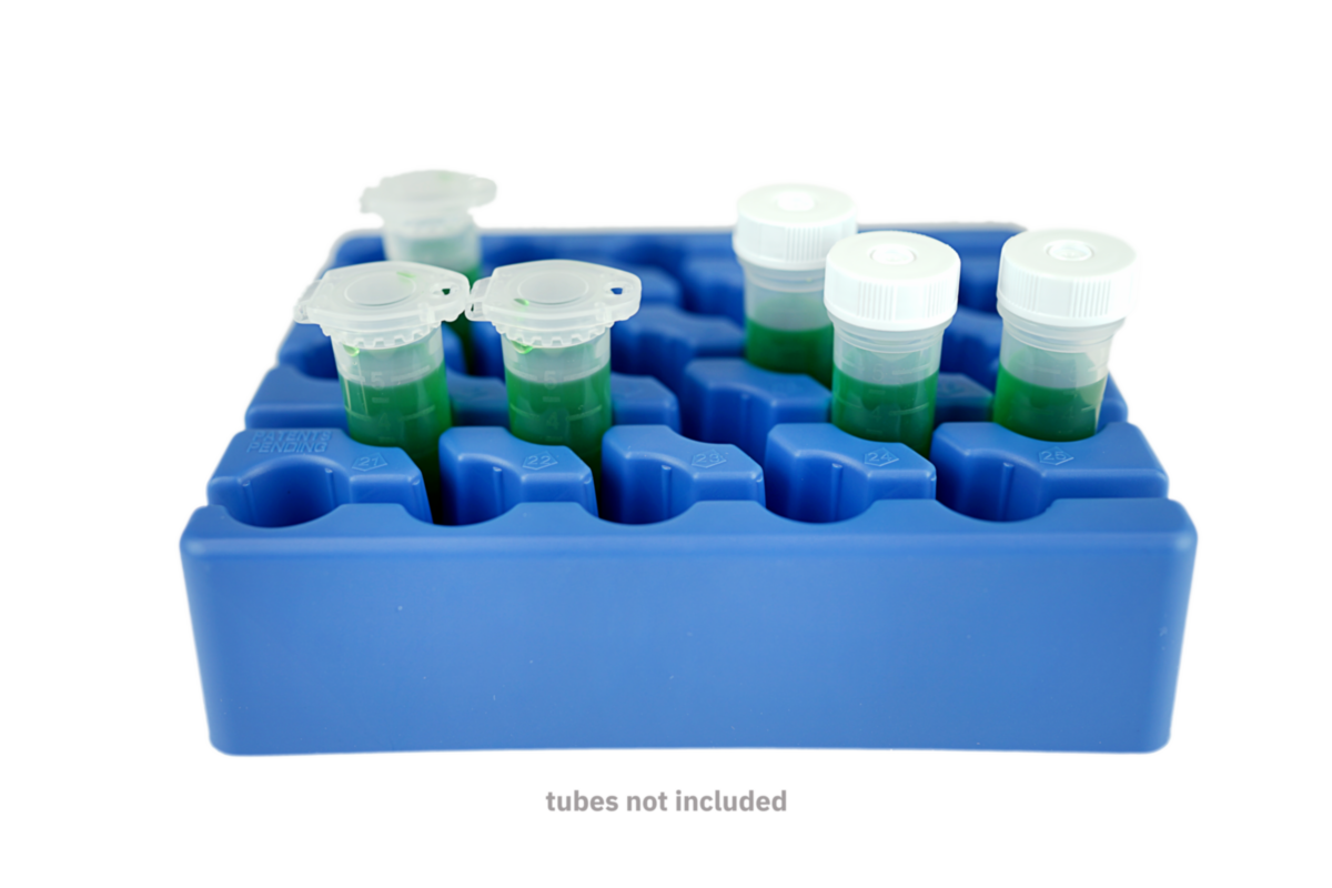 Rack 5.0ml tubes, blue - STARLAB