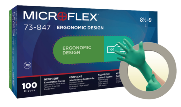 Microflex 73-847 Ergonomic Neoprene Glove - STARLAB