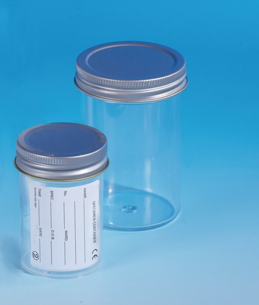 60 ml Polystyrene Container, Metal Cap, Printed Label (Sterile) - STARLAB