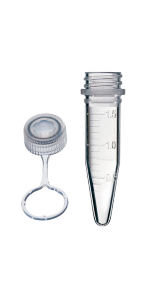 Screw Cap Microtubes with Natural Tethered Caps (Sterile) - STARLAB