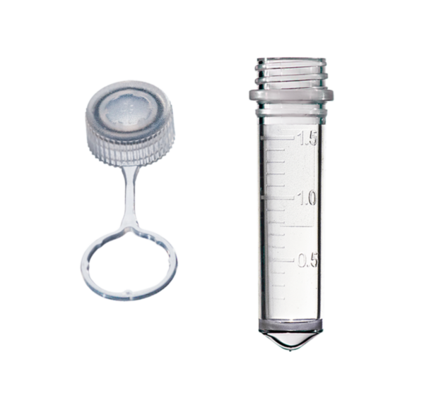 Screw Cap Microtubes with Natural Tethered Caps (Sterile) - STARLAB