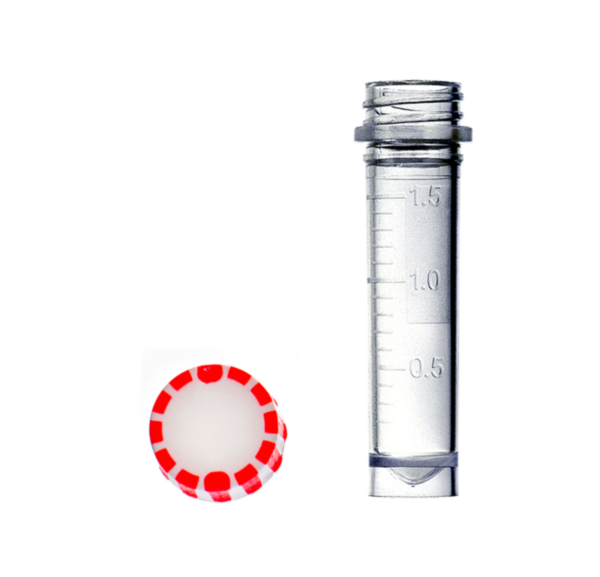 Screw Cap Microtubes with White/Colour EasyGrip Caps (Sterile) - STARLAB