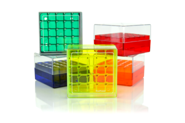Coloured Polycarbonate Cryogenic Storage Boxes - STARLAB
